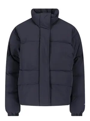 JIL SANDER Quilted Down Puffer Jacket - Black
