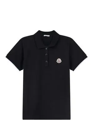 MONCLER MONCLER Collared Cotton Short-Sleeve Top