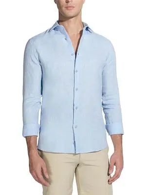 MOEVA James Linen Shirt - Blue