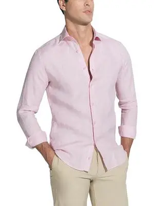 MOEVA James Linen Shirt Pink
