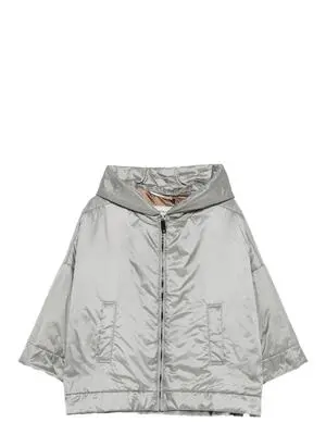 Max Mara MAX MARA THE CUBE Nylon Padded Blouson Jacket Grey