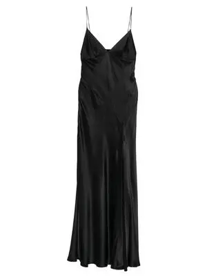ALBERTA FERRETTI Alberta Ferretti Satin Maxi Dress With Slit