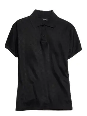 Gucci Technical Jersey Polo Shirt - Black