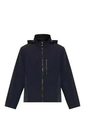 Paul Smith Nylon Blouson Jacket With Drawstring Hood - Blue