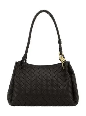 Bottega Veneta BOTTEGA VENETA Dark Leather Parachute Handbag Brown