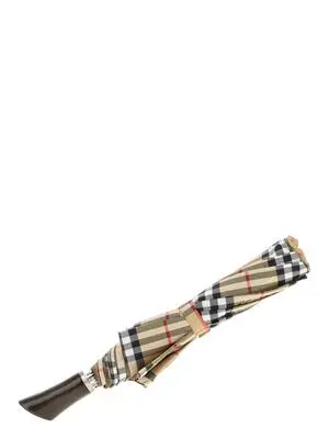 Burberry Check Folding Umbrella - Multicolor