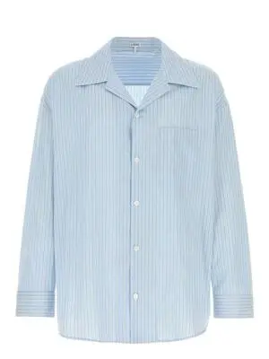 Loewe Embroidered Poplin Shirt - Multicolor