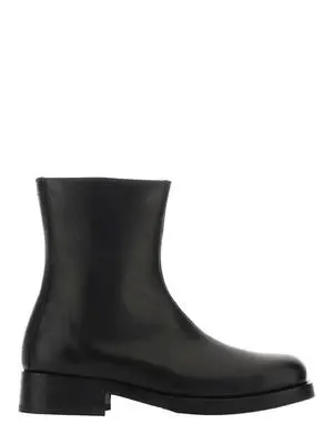 Our Legacy Leather Ankle Boots - Black