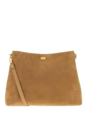Dolce & Gabbana Suede Shopping Bag - Brown