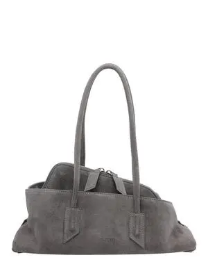 Attico Small La Passeggiata Shoulder Bag - Gray