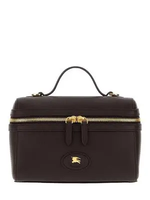 Burberry Dark Leather Bloomsbury Handbag - Brown