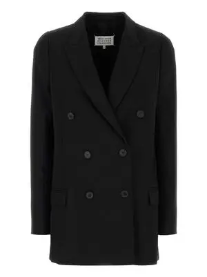 MAISON MARGIELA Wool Blazer - Black