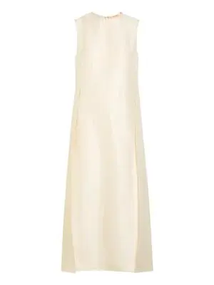 HEIRLOME Zoey Slubbed Silk Top - Ivory