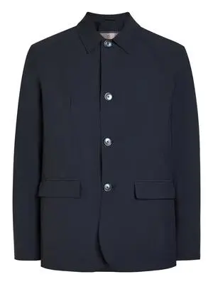 Herno Woven Jacket - Navy