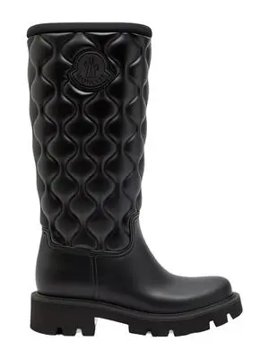 MONCLER Moncler Kickstream Quilted Rubber Wellington Boots