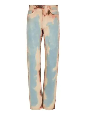 JW Anderson Printed Straight-leg Jeans - Multicoloured