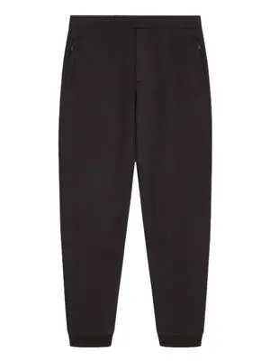 Emporio Armani Elastic-waist Athletic Pants - Black