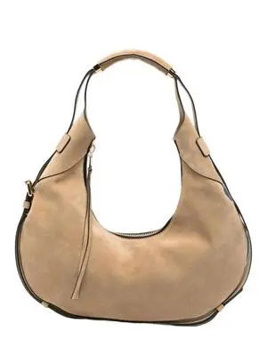 Moschino Crescent Shoulder Bag - Beige