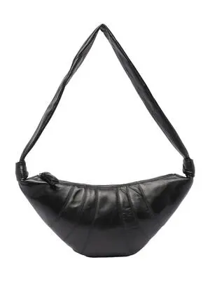 LEMAIRE Medium Croissant Crossbody Bag - Black