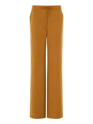 Max Mara Straight-leg Virgin Wool Trousers - Brown