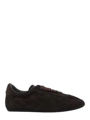 Dolce & Gabbana Suede Lace-up Sneakers - Brown
