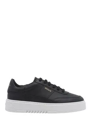 Axel Arigato Orbit Vintage Leather Lace-up Sneakers - Black