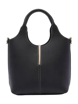 TOD'S Mini Shopping Tote Bag - Black