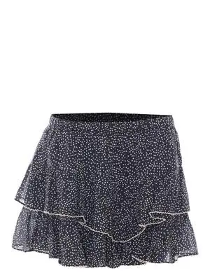 Isabel Marant Étoile Jocadia Polka Dot Print Skirt - Black