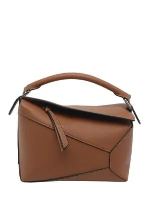 Loewe Small Puzzle Edge Handbag - Brown