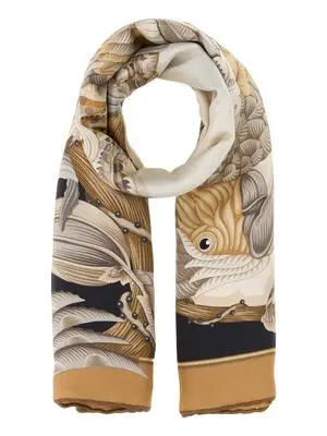 FERRAGAMO Printed Silk Foulard - Multicolor