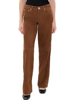 Rag & Bone Saige Suede Pants - Brown