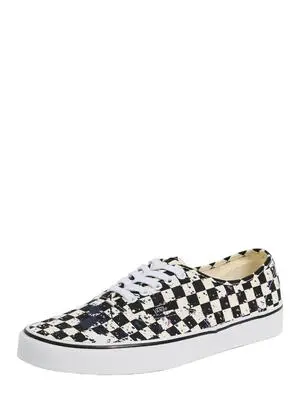 VANS Authentic Sneakers With Paint Splatter Accents - Splatter Checkerboard/multi