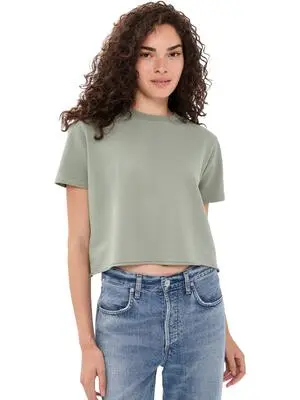Splendid Palmer Terry Short Sleeve Tee - Eucalyptus