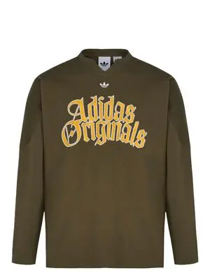 Adidas Og Tee Ls T-shirt Asia Sizing - Olive Strata