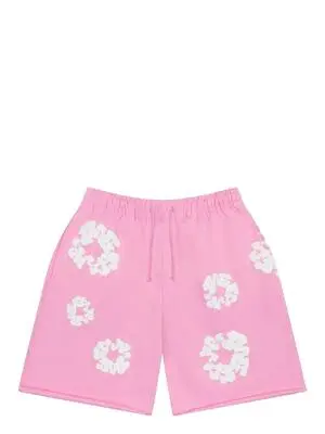 DENIM TEARS Cotton Wreath Sweatshorts - Pink
