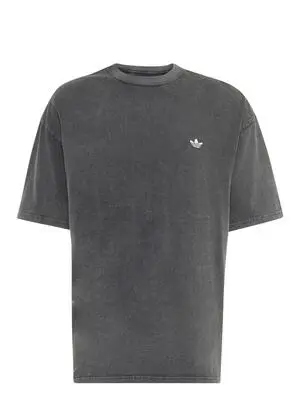 Adidas Trefoil Essentials Washed Loose Dropped T-shirt Asia Sizing - Black