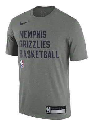 Nike X Nba Memphis Grizzlies Dri-fit Practice T-shirt - Grey