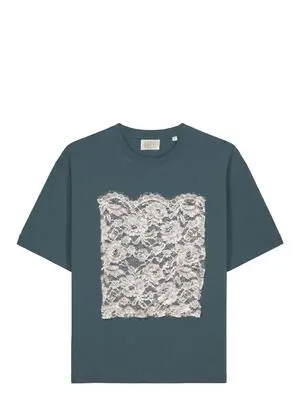 EFFEI Lumière Lace T-shirt - Blue