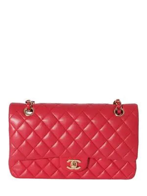 Chanel Quilted Lambskin Classic Double Flap Bag - Pink