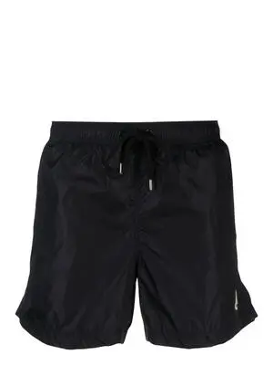 Moncler Logo Swim Shorts - Blue
