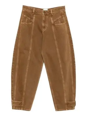 Isabel Marant Étoile Leja Denim Jeans - Brown