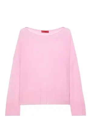 Max & Co. Wool-blend Boat-neck Sweater - Pink