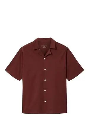 ALLSAINTS Organic Cotton Hudson Shirt - Red