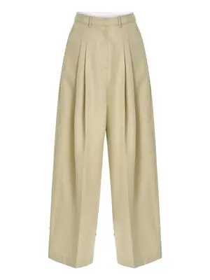 Source Unknown Roanna Button Cuff Trousers - Brown