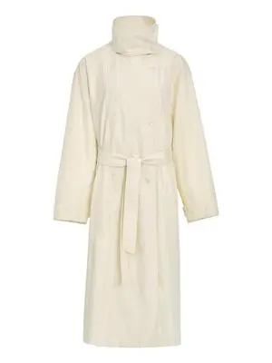 SOURCE UNKNOWN Helga Double Layer Cotton-Blend Trench Coat