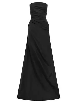 ALEX PERRY Alex Perry Strapless Tucked Split Gown