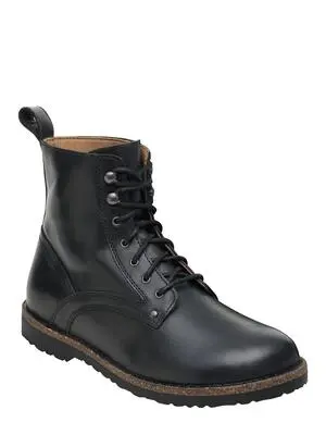 BIRKENSTOCK Bryson Lace-up Leather Boots - Black
