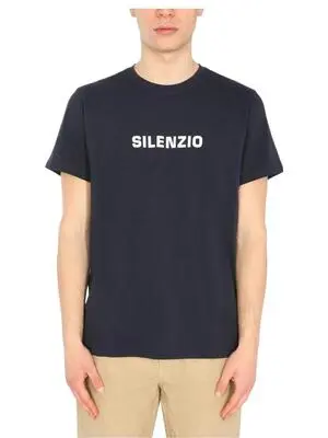 Aspesi Silenzio Logo Print T-shirt - Black