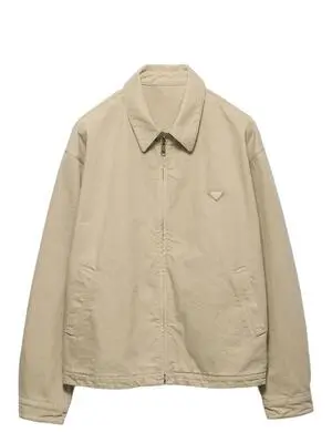 Prada Denim Blouson Jacket - Sand-colored