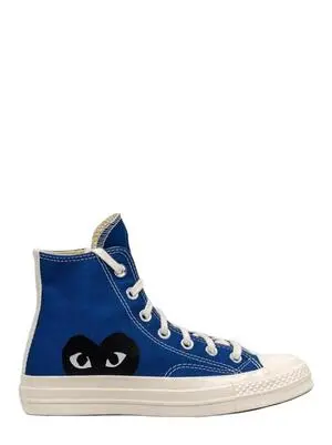 Play Comme Des Garcon X Converse Chuck 70 High-top Sneakers - Blue